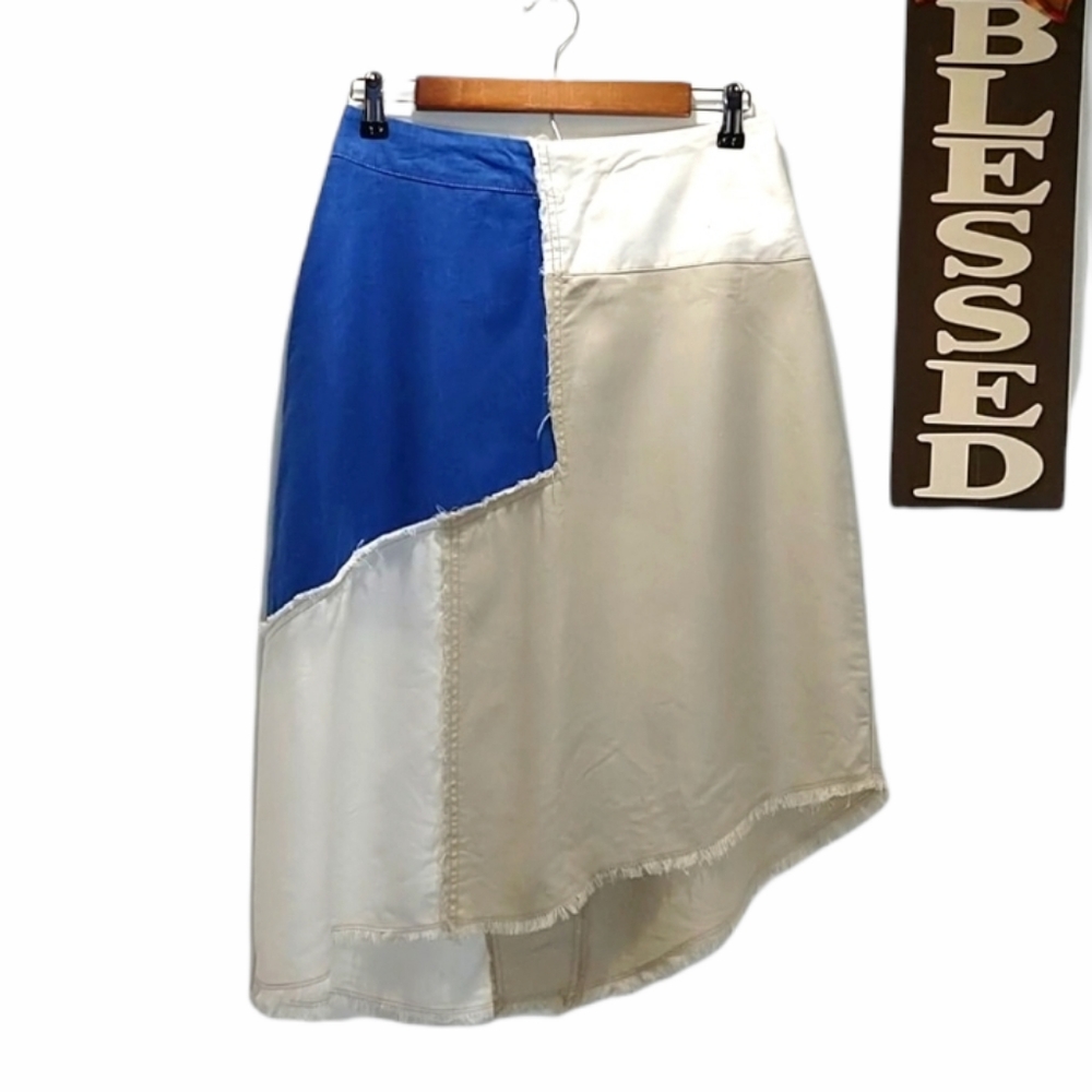 Anthropologie Holding Horse Frida Patchwork Skirt - Gem